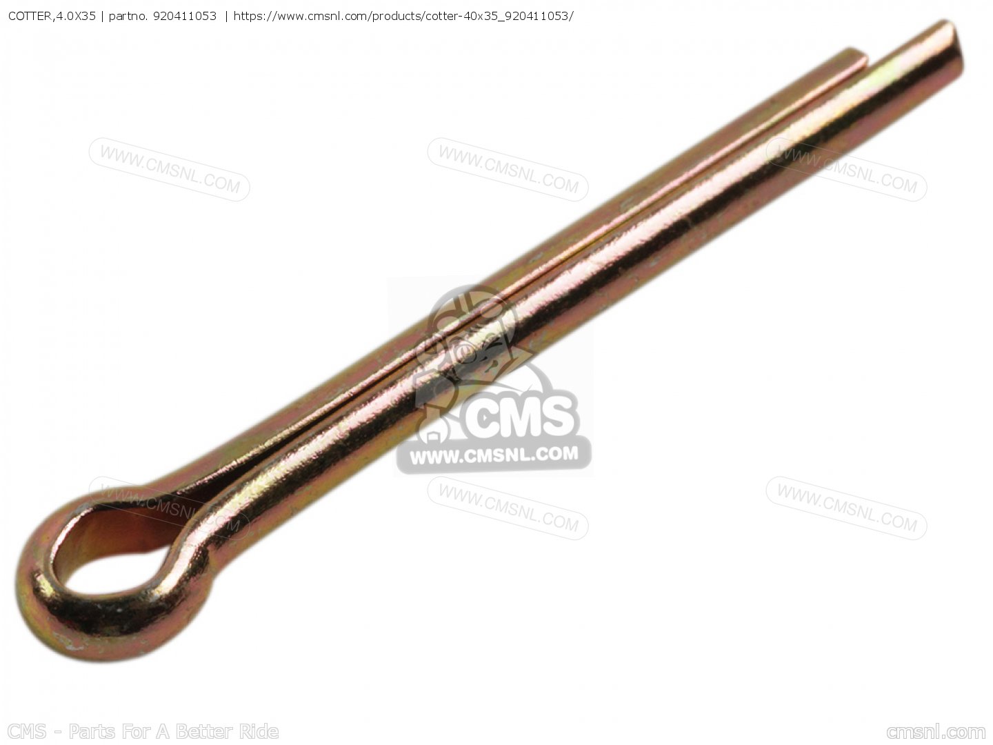 COTTER,4.0X35 for Kawasaki - order at CMSNL