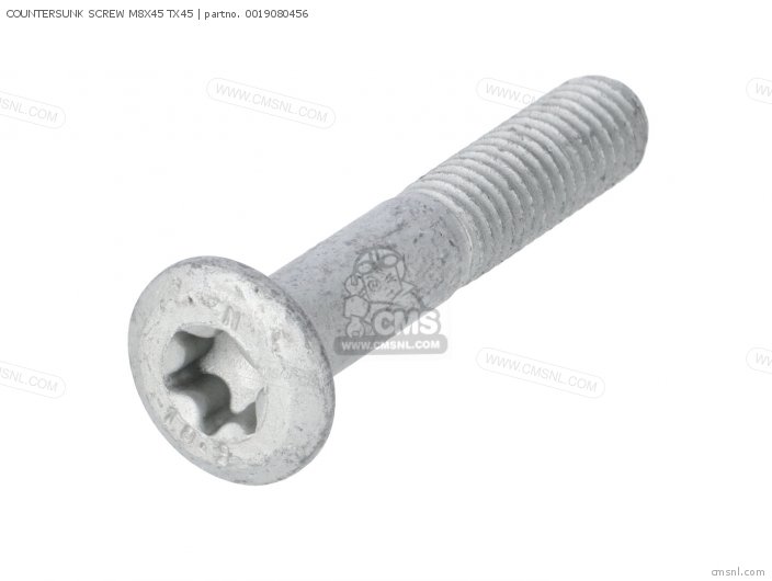 COUNTERSUNK SCREW M8X45 TX45 for 1290 Super Adventure S, silver USA ...