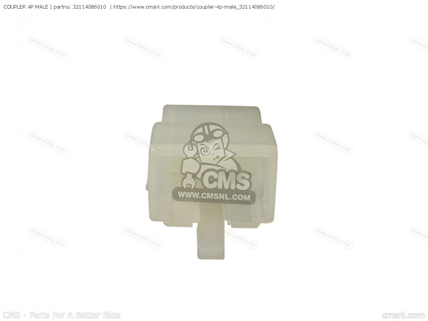 32114086010: Coupler 4p Male Honda - buy the 32114-086-010 at CMSNL