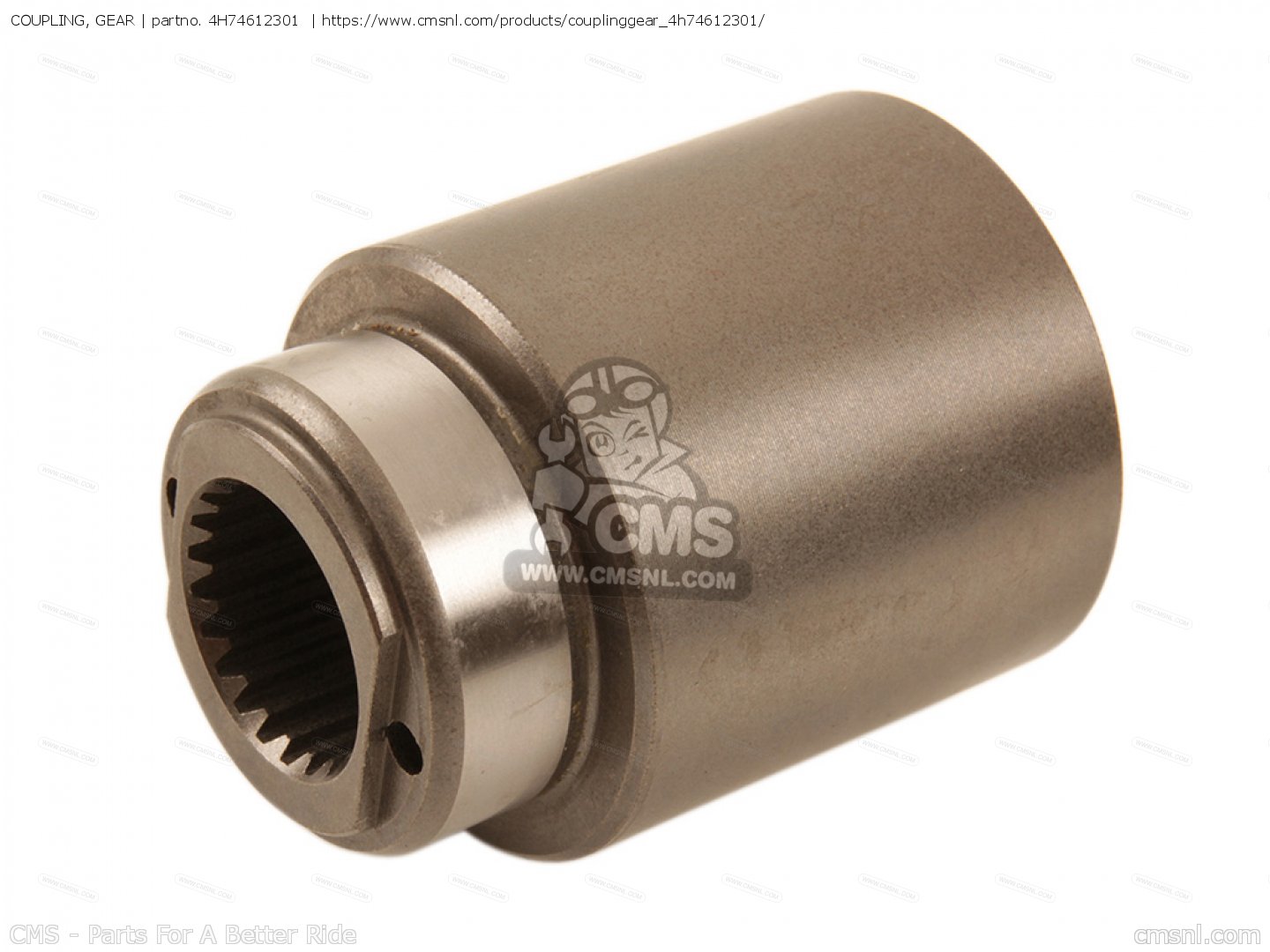 4H74612301: COUPLING, GEAR Yamaha - buy the 4H7-46123-01-00 at CMSNL