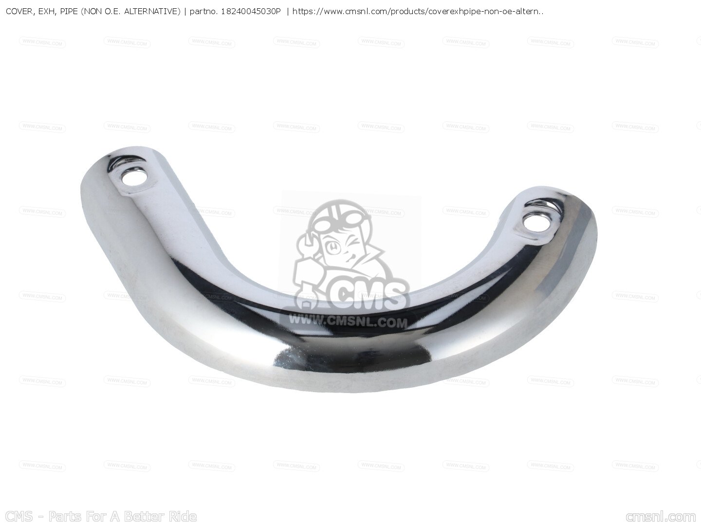 Couvercle Échappement Tuyau NON O.E. ALTERNATIVE pour Honda - commander ...