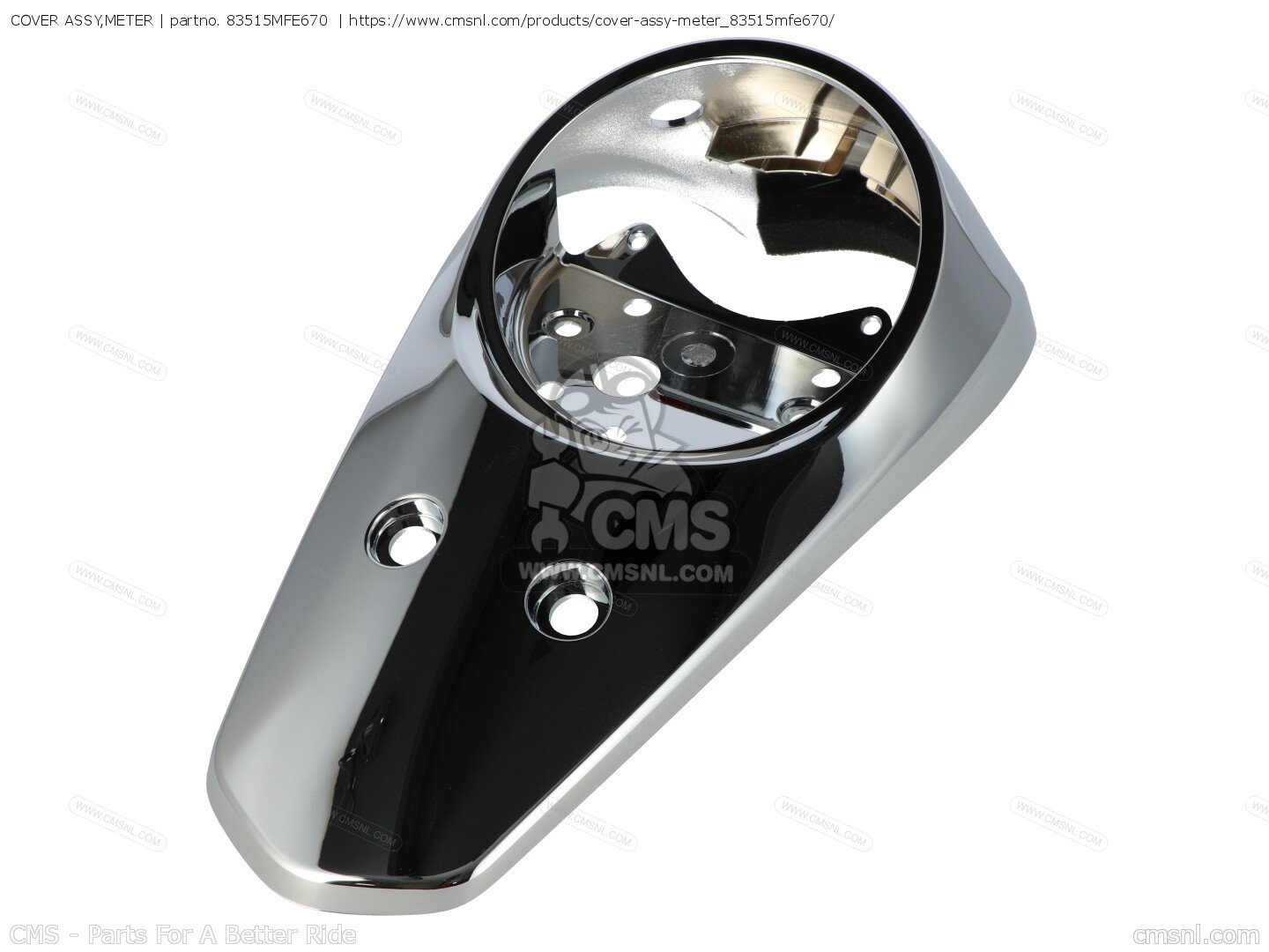 83515MFE670: COVER ASSY,METER Honda - buy the 83515-MFE-670 at CMSNL