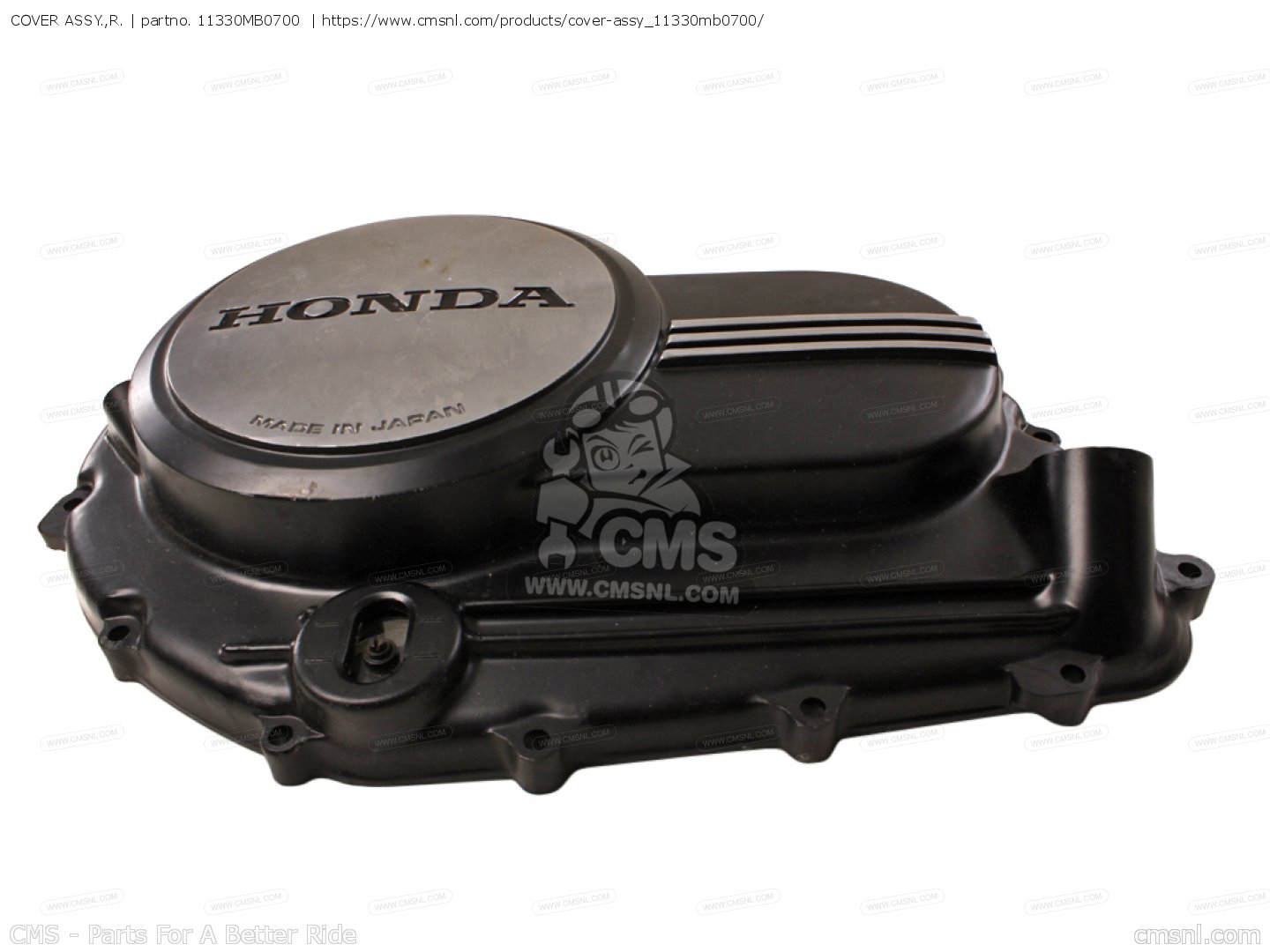 COVER ASSY.,R. for Honda - order at CMSNL
