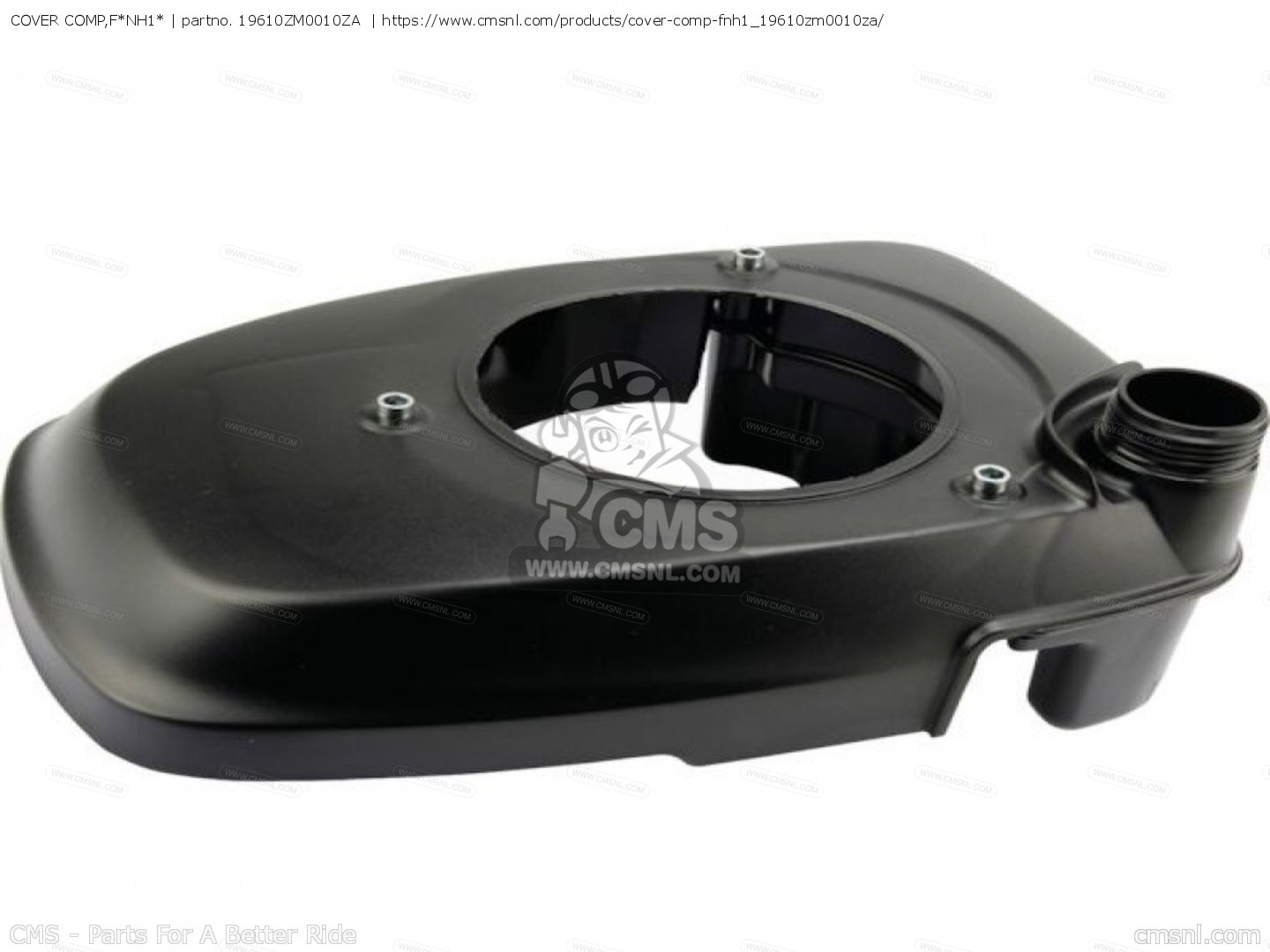 19610ZM0010ZA: COVER COMP,F*NH1* Honda - buy the 19610-ZM0-010ZA at CMSNL