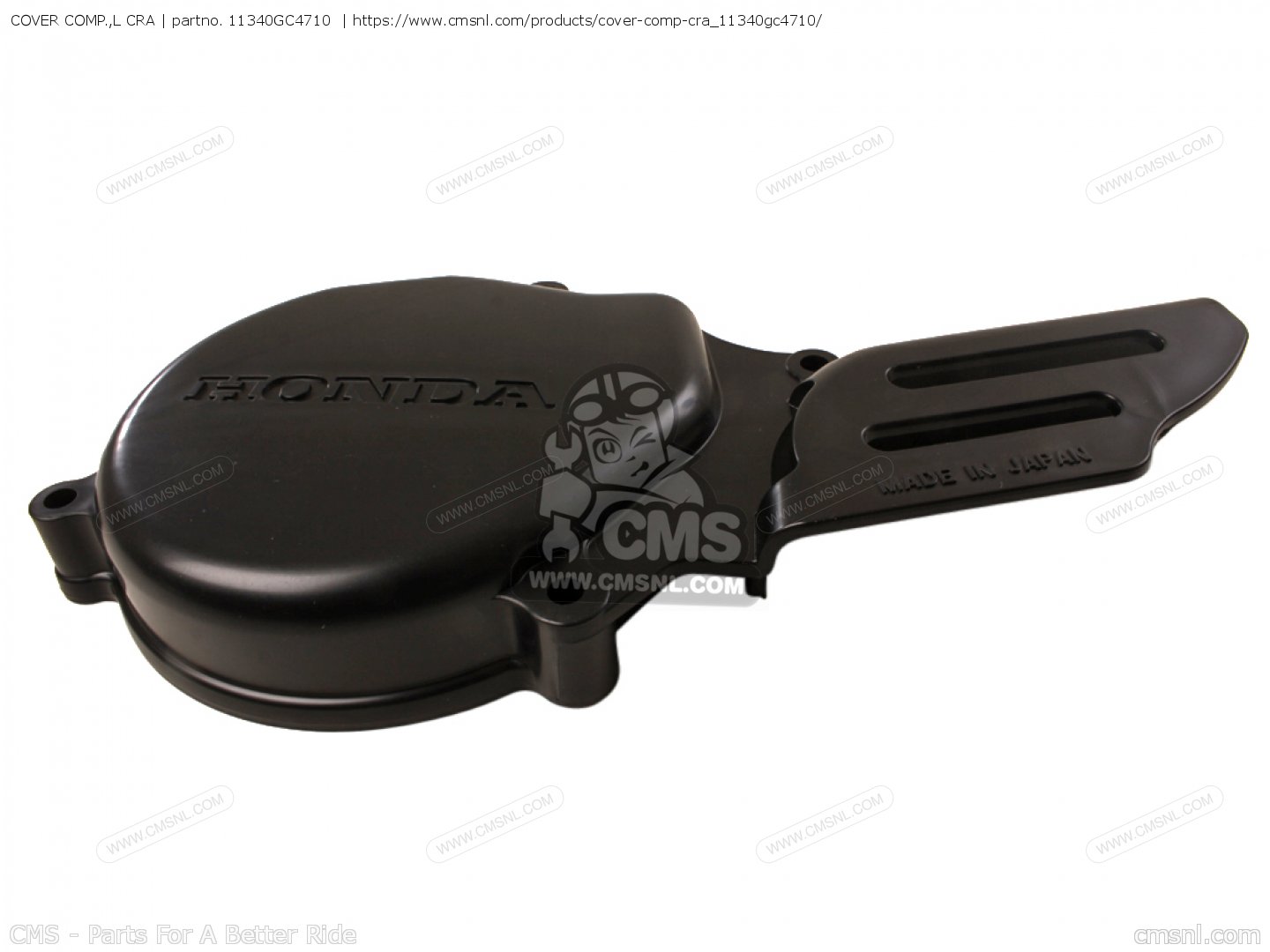 COVER COMP.,L CRA for Honda - order at CMSNL