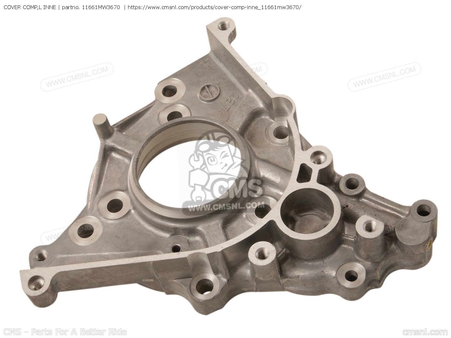 11661MW3670: Cover Comp,l Inne Honda - buy the 11661-MW3-670 at CMSNL