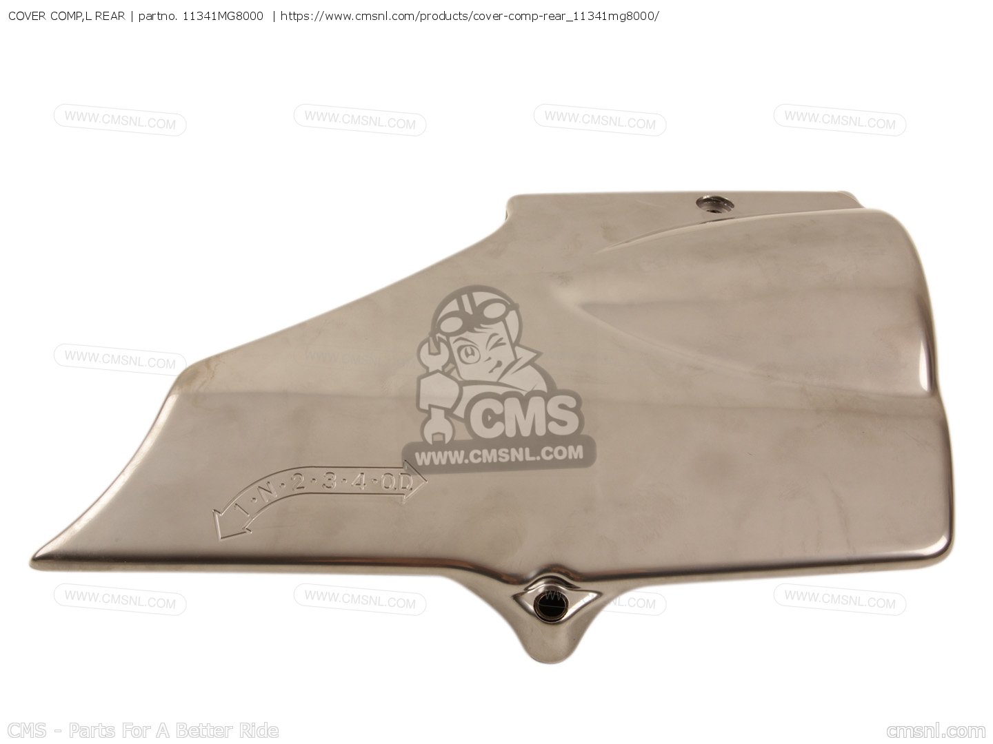 COVER COMP,L REAR for VT1100C SHADOW 1100 1986 (G) USA CALIFORNIA ...
