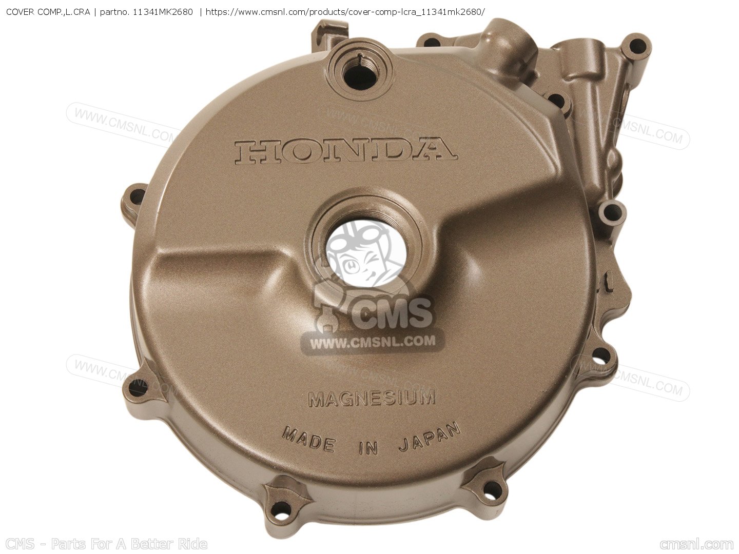 11341MK2680: COVER COMP.,L.CRA Honda - buy the 11341-MK2-680 at CMSNL