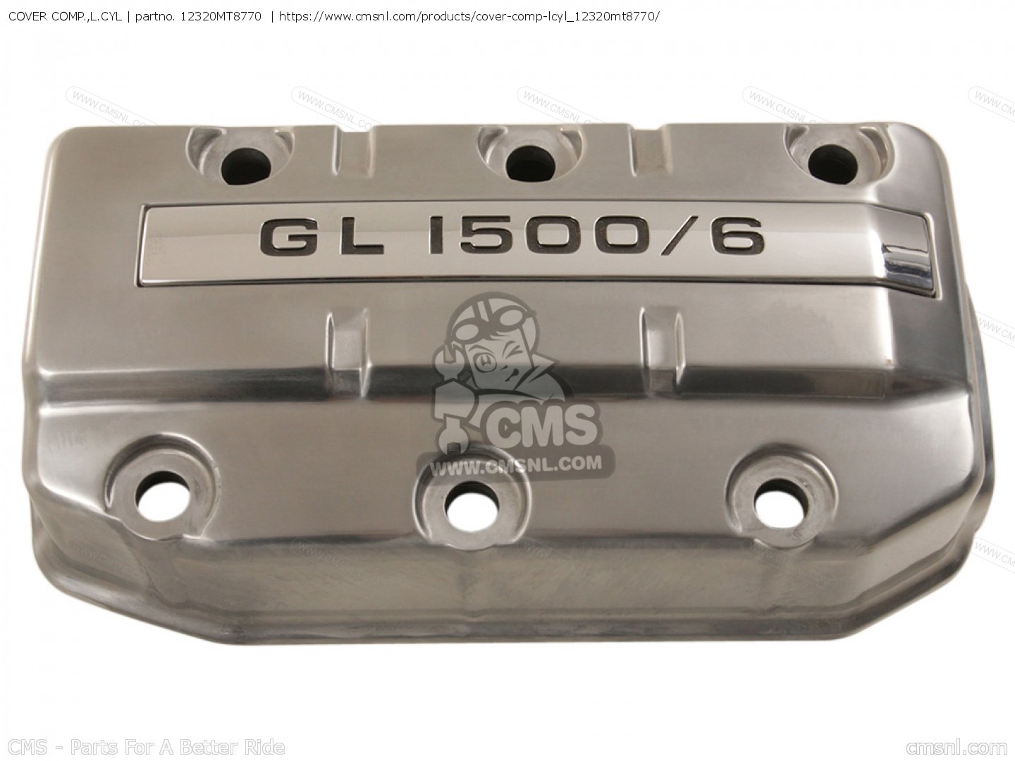 12320MT8770: COVER COMP.,L.CYL Honda - buy the 12320-MT8-770 at CMSNL