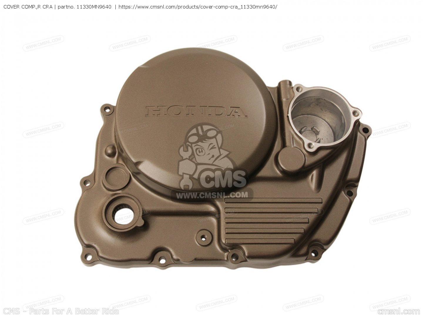 COVER COMP.,R CRA for Honda - order at CMSNL