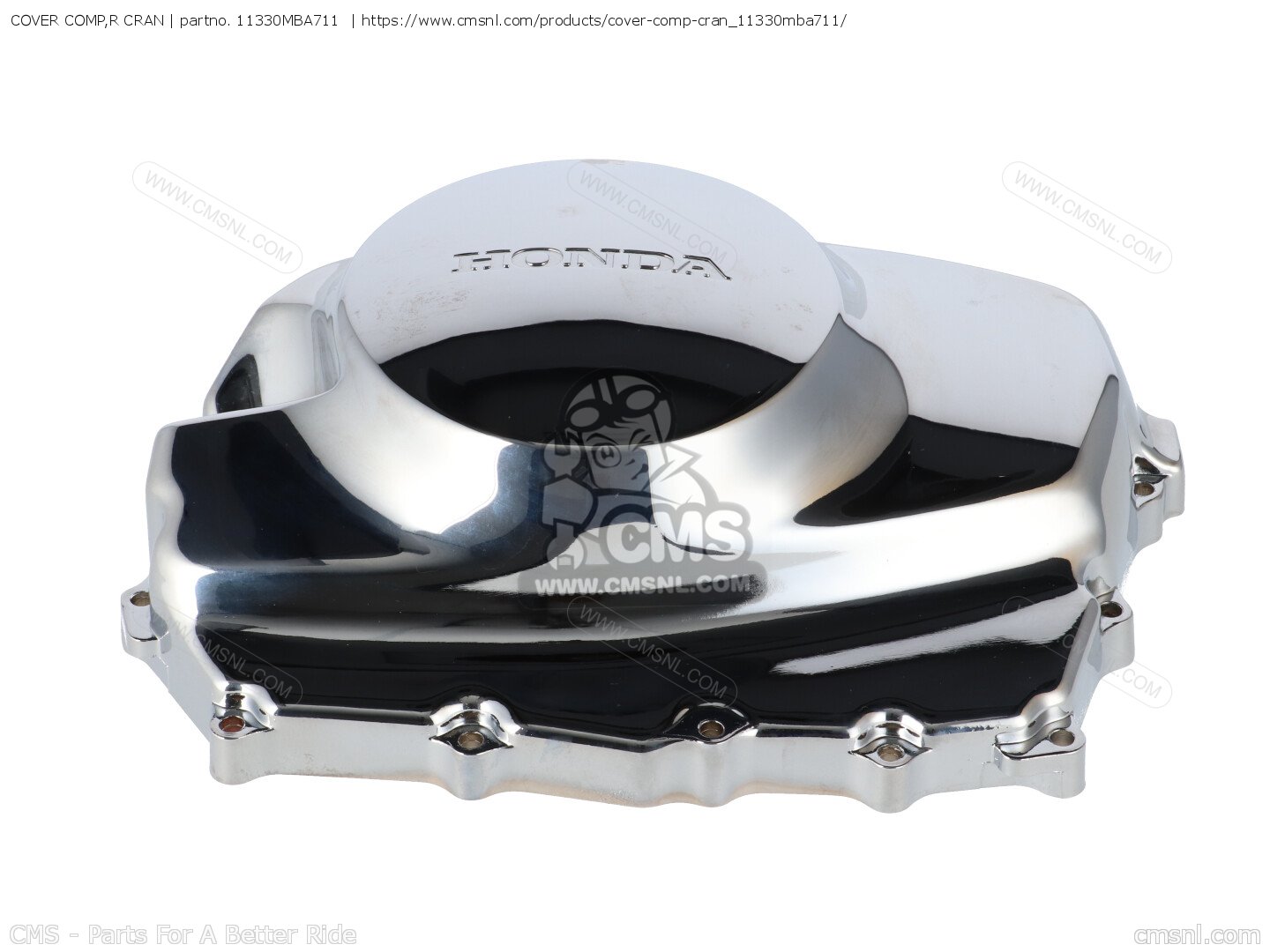 11330MBA711: COVER COMP,R CRAN Honda - buy the 11330-MBA-711 at CMSNL