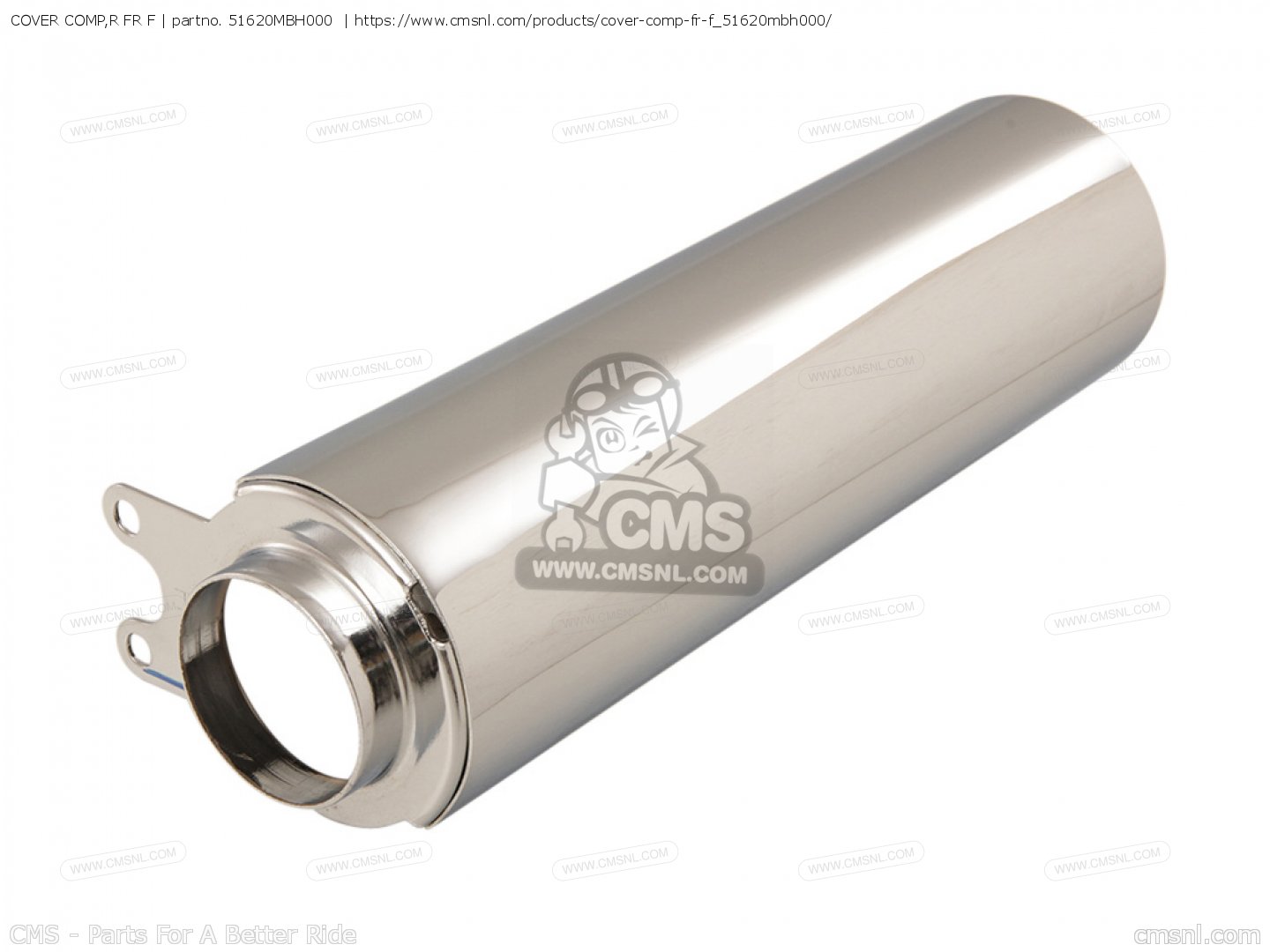 51620MBH000: Cover Comp,r Fr F Honda - buy the 51620-MBH-000 at CMSNL