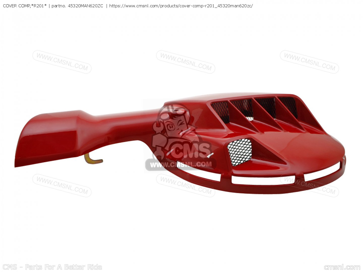 45320MAN620ZC: COVER COMP,*R201* Honda - buy the 45320-MAN-620ZC at CMSNL