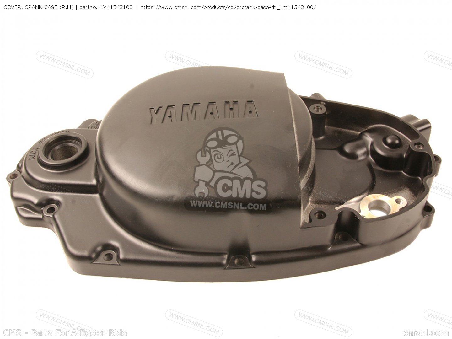 1M11543100: COVER, CRANK CASE (R.H) Yamaha - buy the 1M1-15431-00-00 at CMSNL