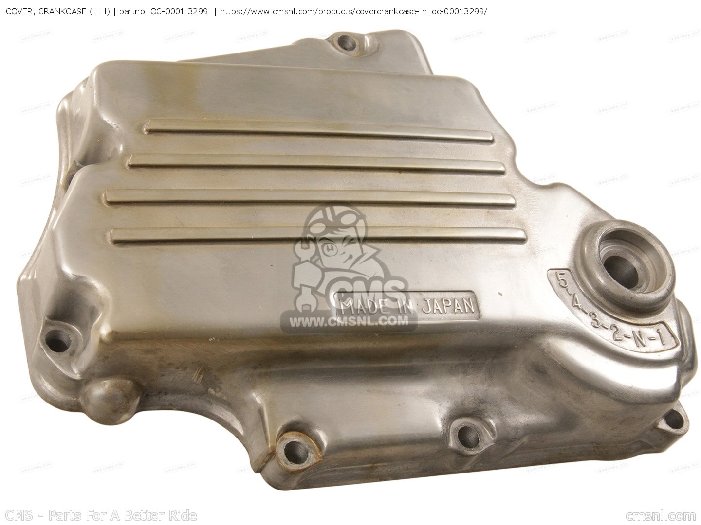 OC-0001-3299: COVER, CRANKCASE (L.H) Yamaha - buy the 2H7-15411-00-00 ...