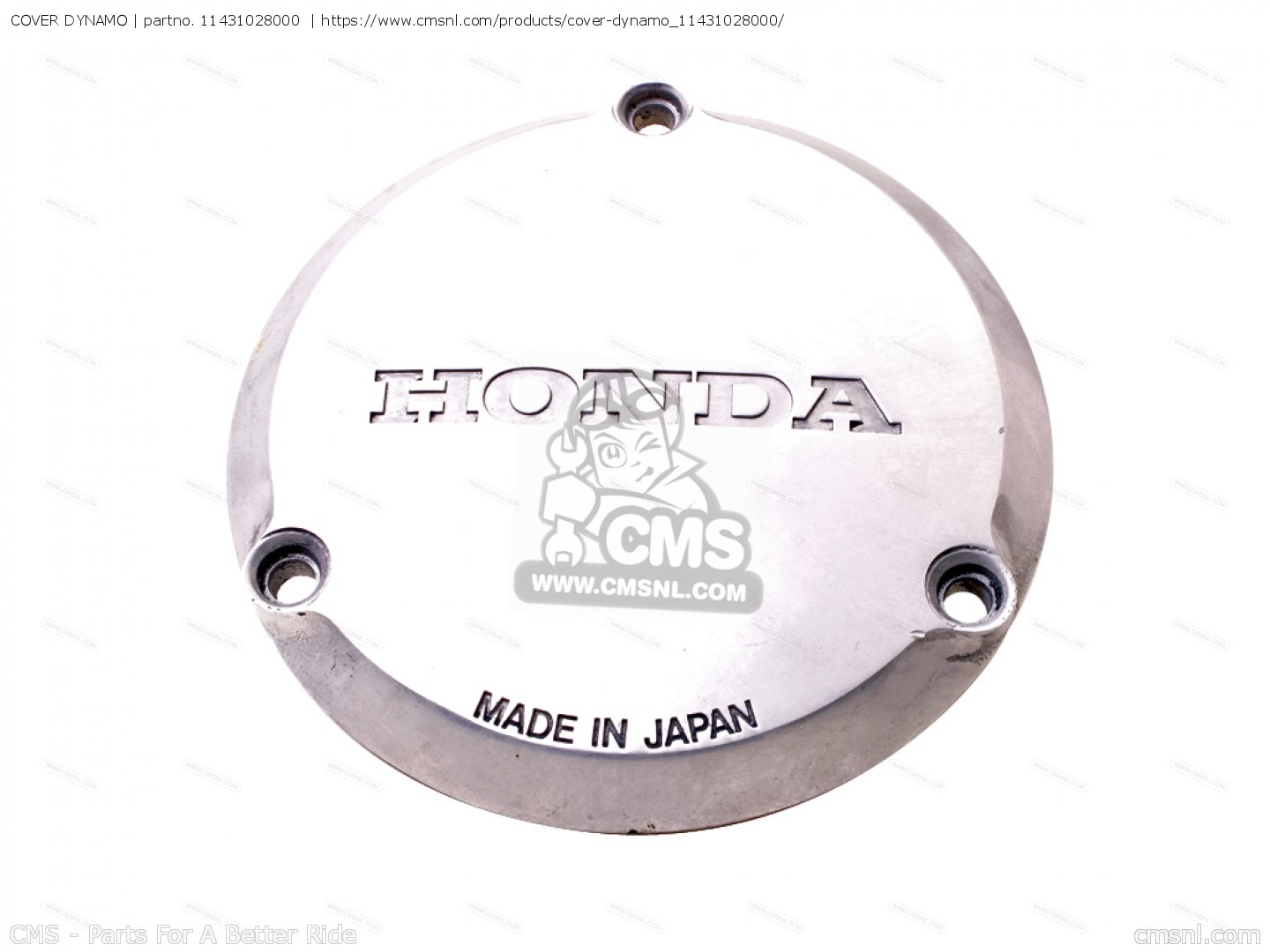 COVER DYNAMO for SL90 MOTOSPORT 1969 USA - order at CMSNL