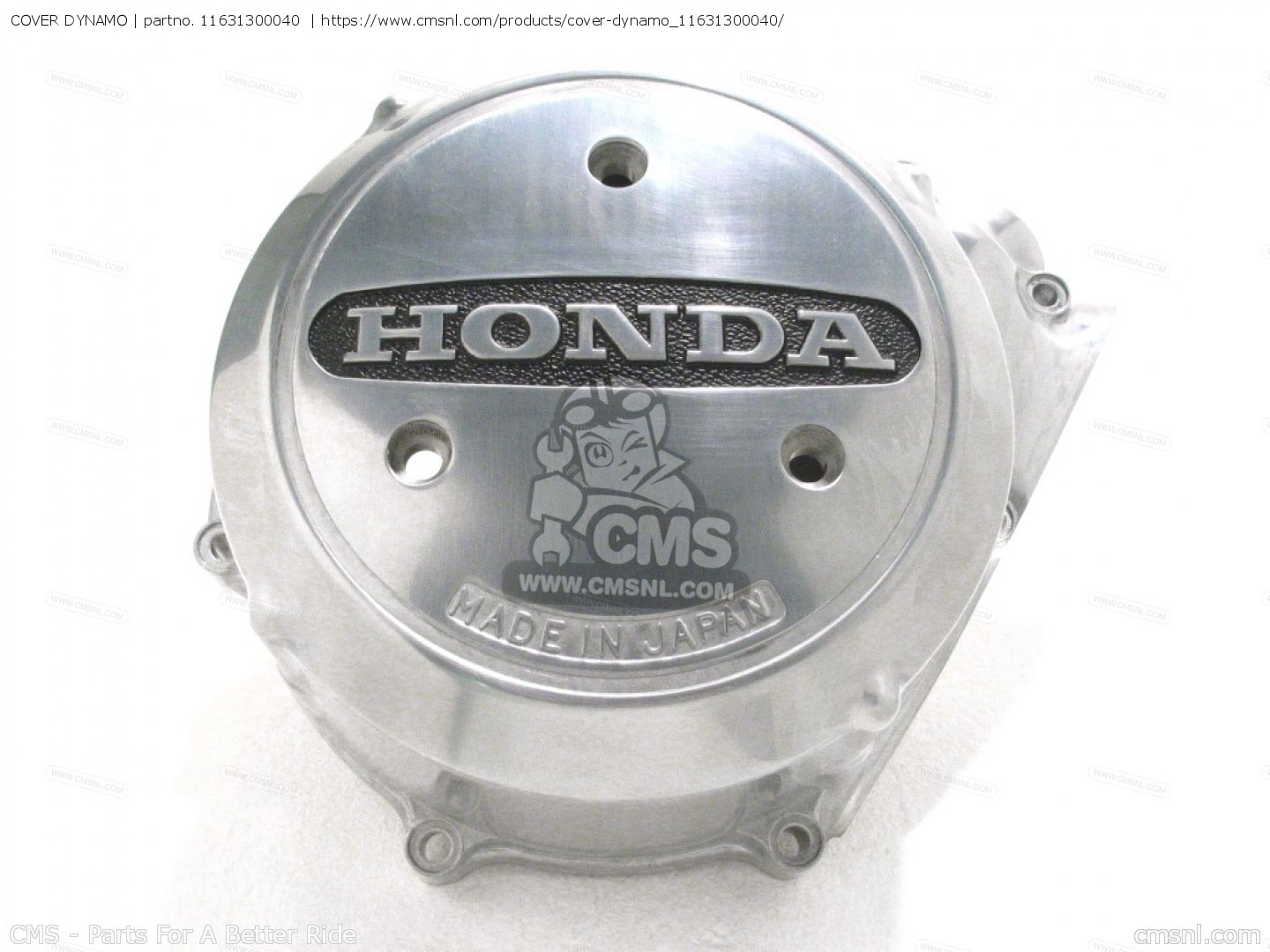 11631300040: COVER DYNAMO Honda - buy the 11631-300-040 at CMSNL