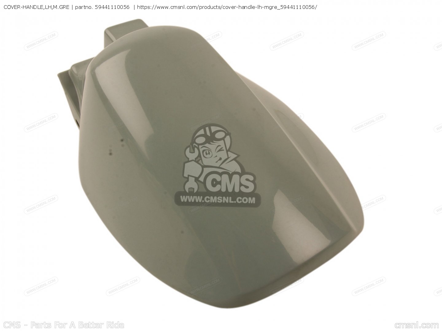 59441110056: Cover-handle,lh,m.gre Kawasaki - buy the 59441-1100-56 at ...