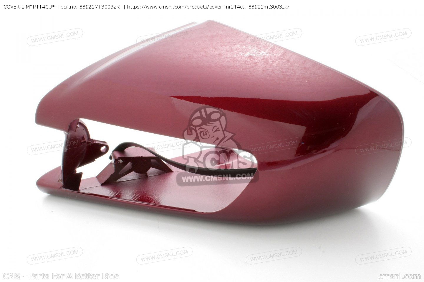 88121MT3003ZK: COVER L M*R114CU* Honda - buy the 88121-MT3-003ZK at CMSNL