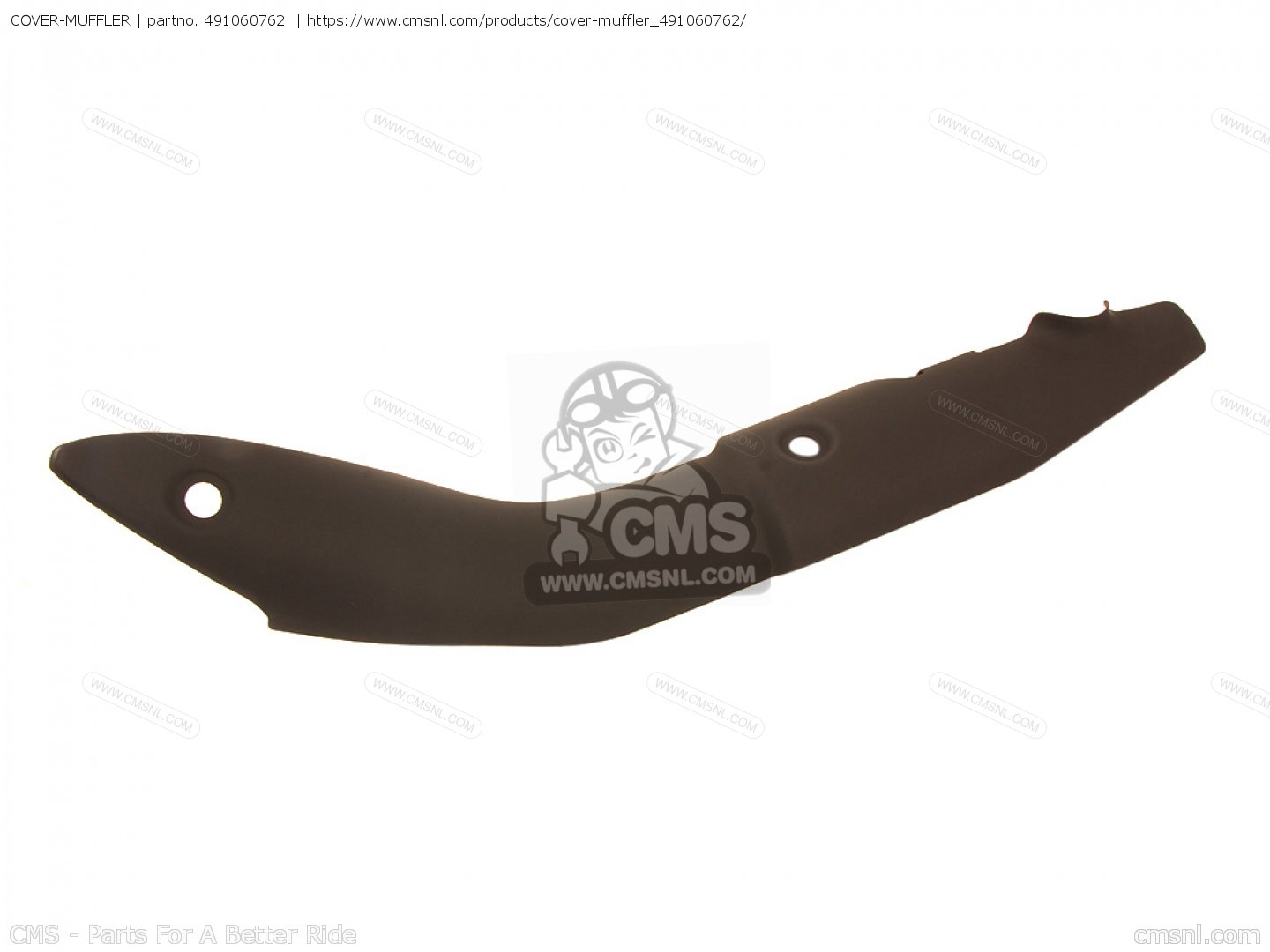491060762: Cover-muffler Kawasaki - buy the 49106-0762 at CMSNL