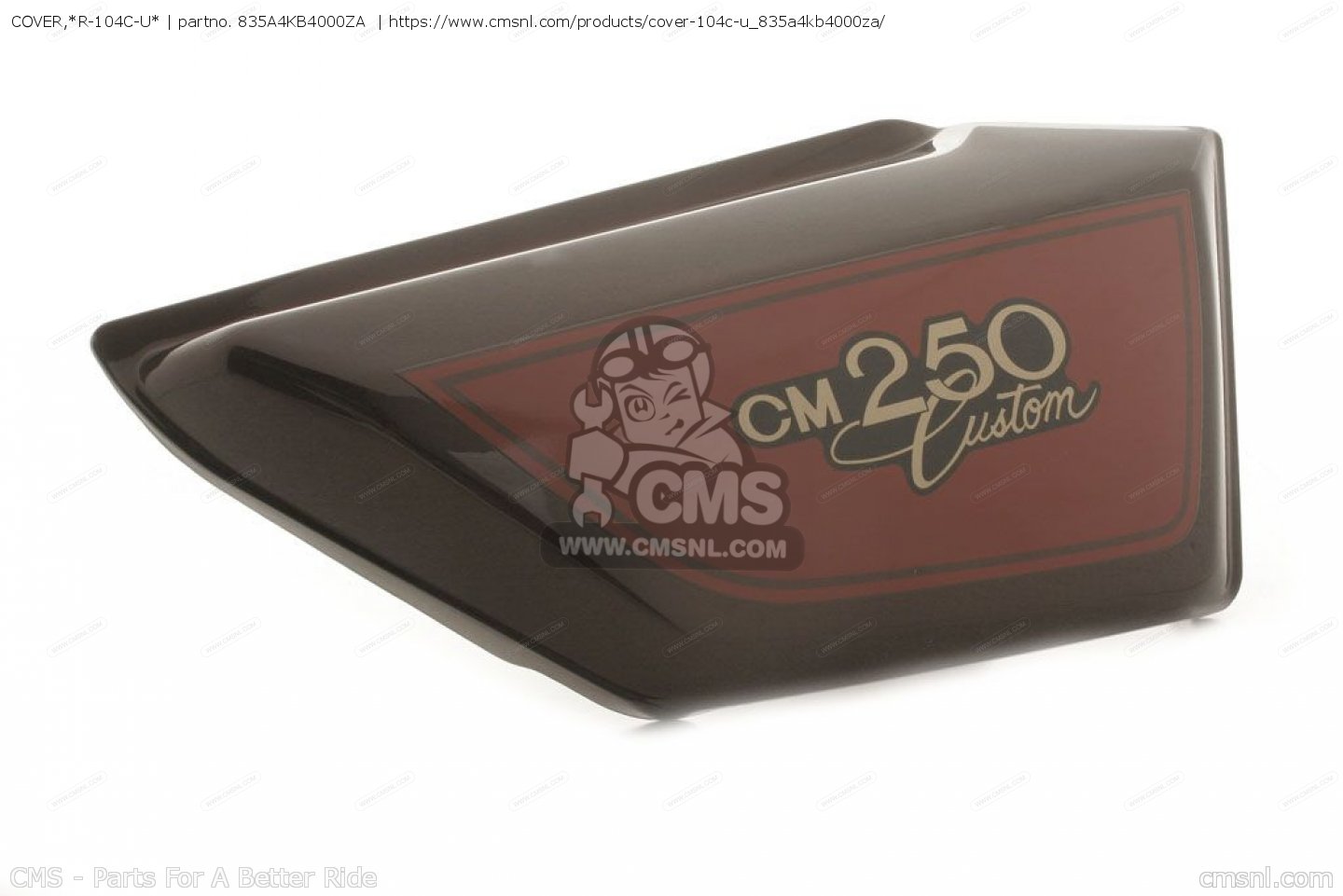 COVER,*R-104C-U* for CM250C CUSTOM 1982 (C) USA - order at CMSNL