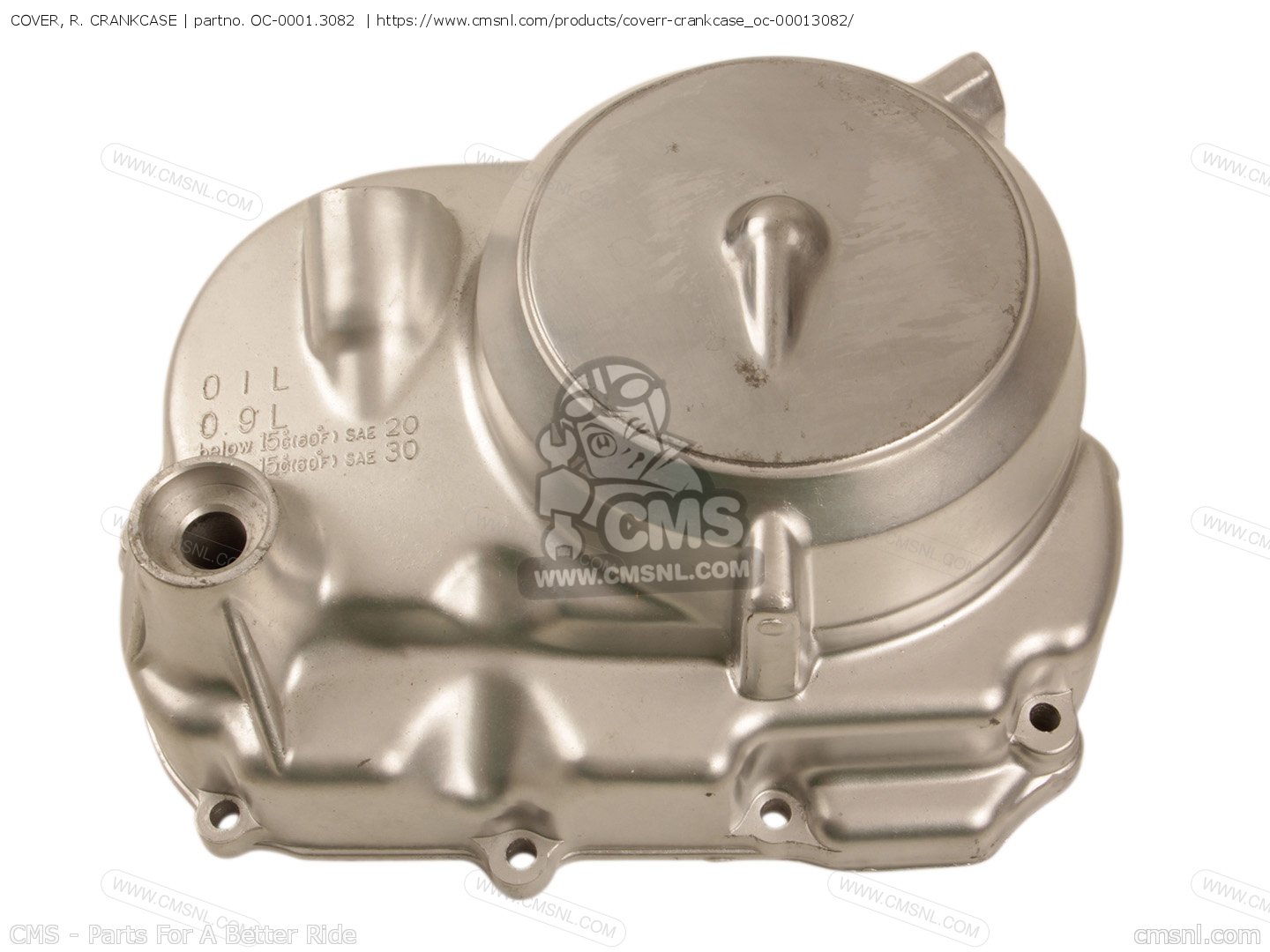 OC-0001-3082: COVER, R. CRANKCASE Honda - buy the 11330-056-020 at CMSNL