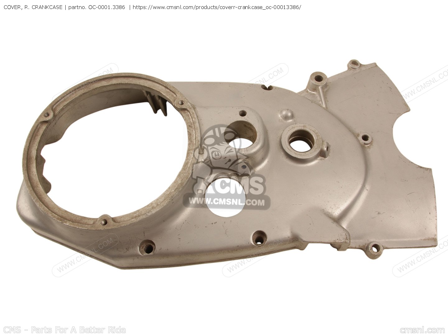 OC-0001-3386: COVER, R. CRANKCASE Honda - buy the 11330-259-010 at CMSNL