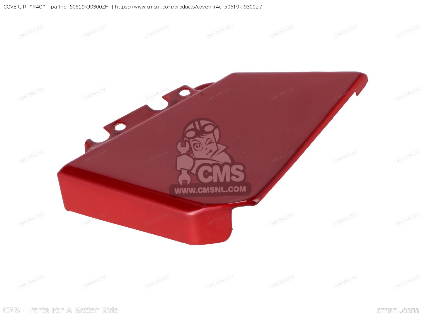 50619KJ9300ZF: COVER, R. *R4C* Honda - buy the 50619-KJ9-300ZF at CMSNL