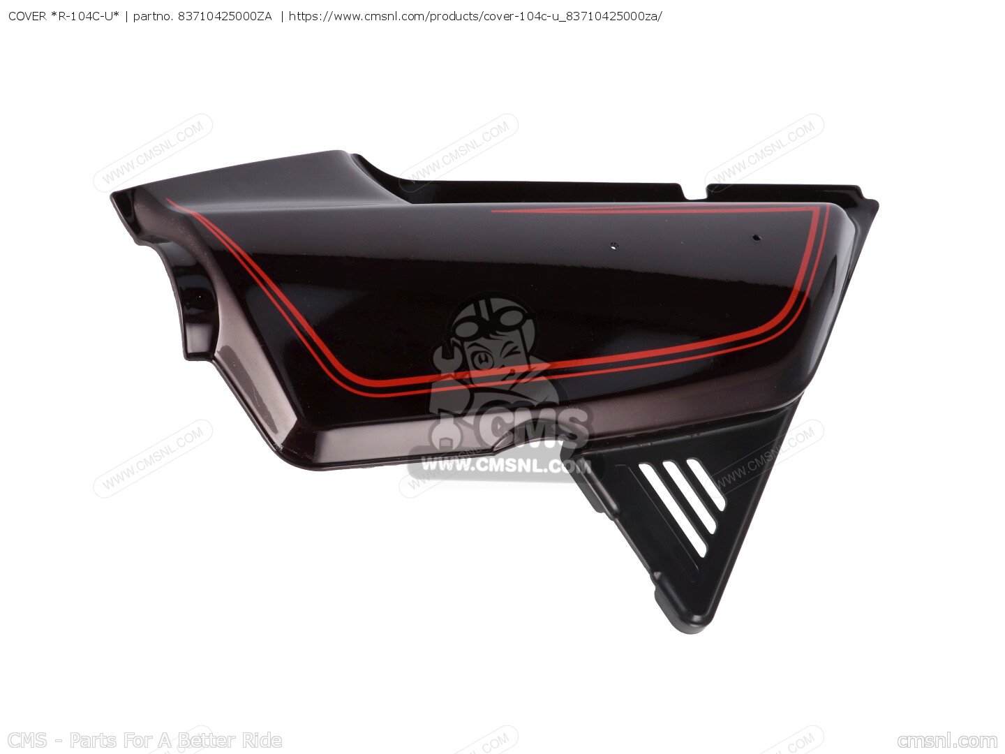 83710425000ZA: COVER *R-104C-U* Honda - buy the 83710-425-000ZA at CMSNL