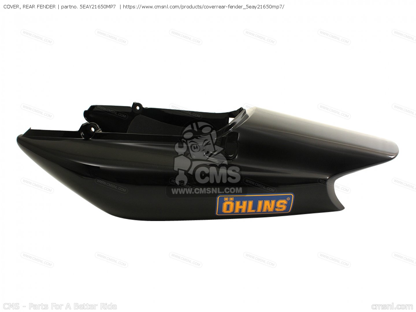 5EAY21650MP7: COVER, REAR FENDER Yamaha - buy the 5EA-Y2165-0M-P7 at CMSNL