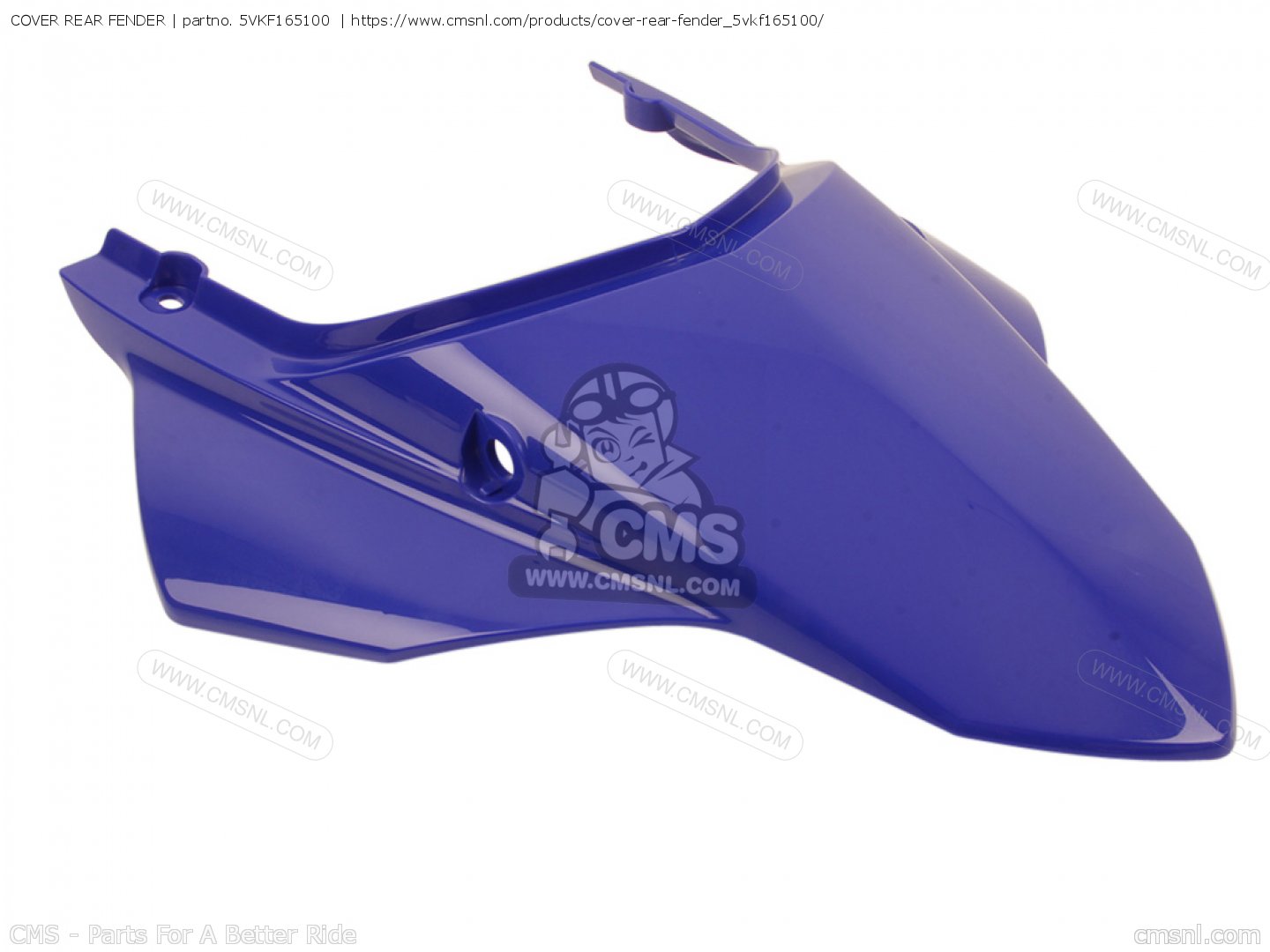 COVER REAR FENDER for XT660X 2006 1D26 HOLLAND 1E1D2-300S1 - order at CMSNL