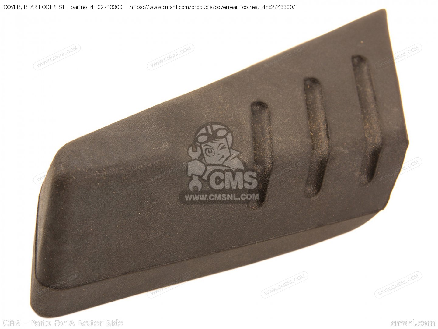 4HC2743300: COVER, REAR FOOTREST Yamaha - buy the 4HC-27433-00-00 at CMSNL