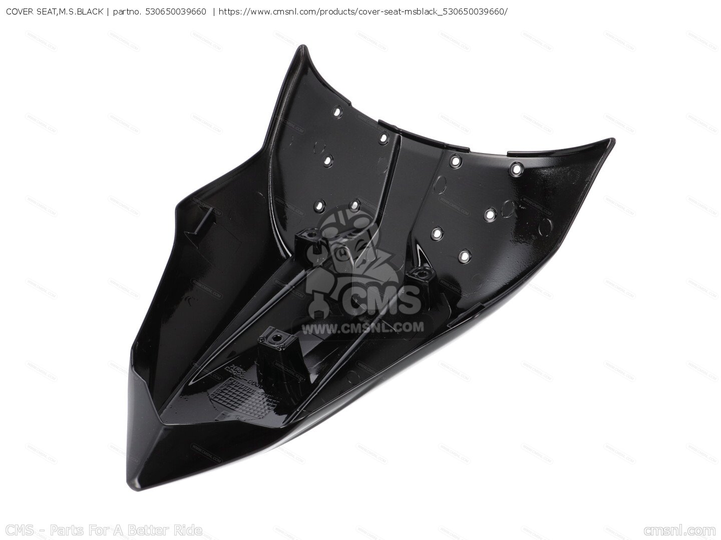 530650039660: COVER SEAT,M.S.BLACK Kawasaki - buy the 53065-0039-660 at ...