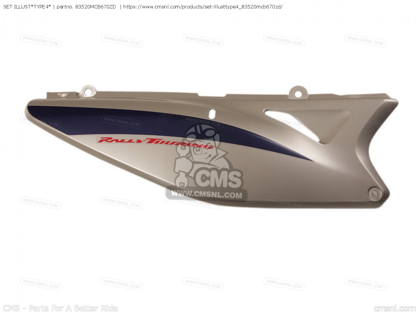 COVER SET, R. SIDE ( for Honda - order at CMSNL