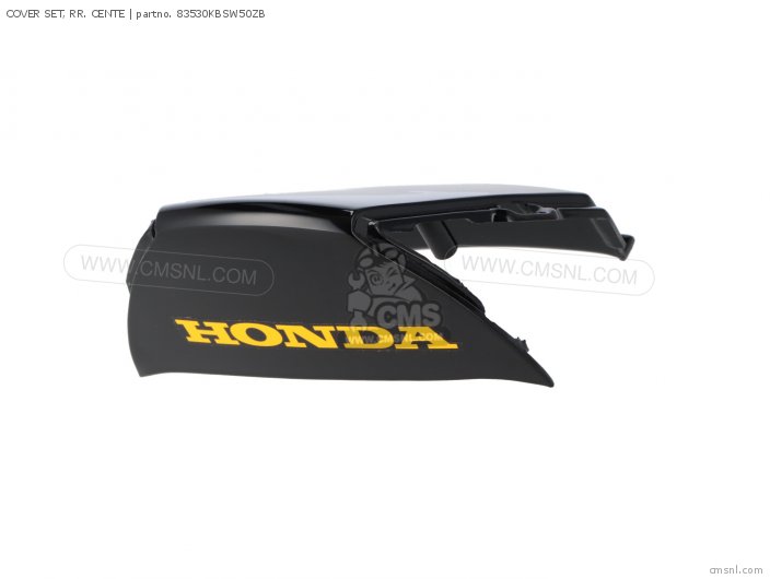 83530KBSW50ZB: Cover Set, Rr. Cente Honda - buy the 83530-KBS-W50ZB at ...