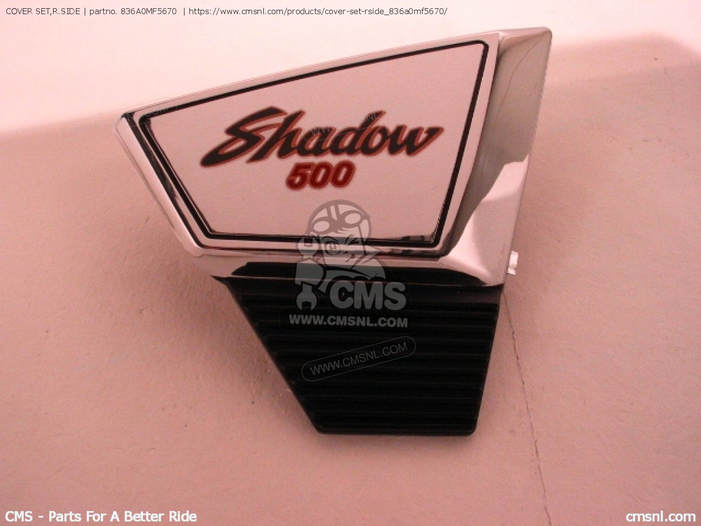 836A0MF5670: COVER SET,R.SIDE Honda - buy the 836A0-MF5-670 at CMSNL