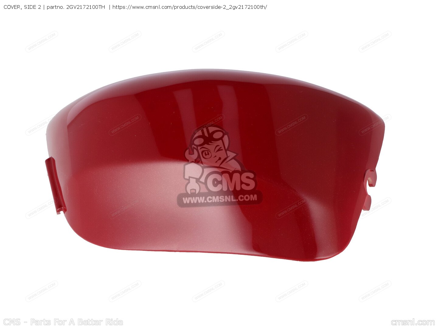 2GV2172100TH: COVER, SIDE 2 Yamaha - buy the 2GV-21721-00-TH at CMSNL