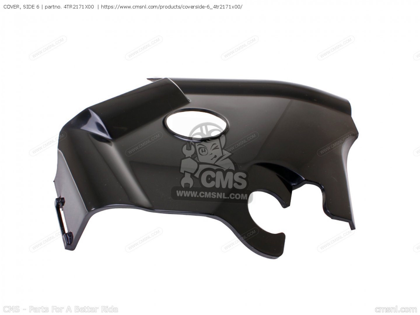 4TR2171X00: COVER, SIDE 6 Yamaha - buy the 4TR-2171X-00-00 at CMSNL