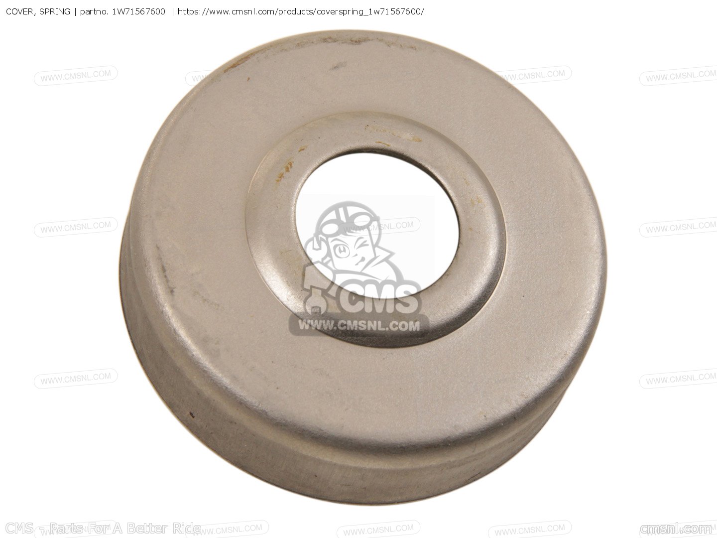 1W71567600: COVER, SPRING Yamaha - buy the 1W7-15676-00-00 at CMSNL