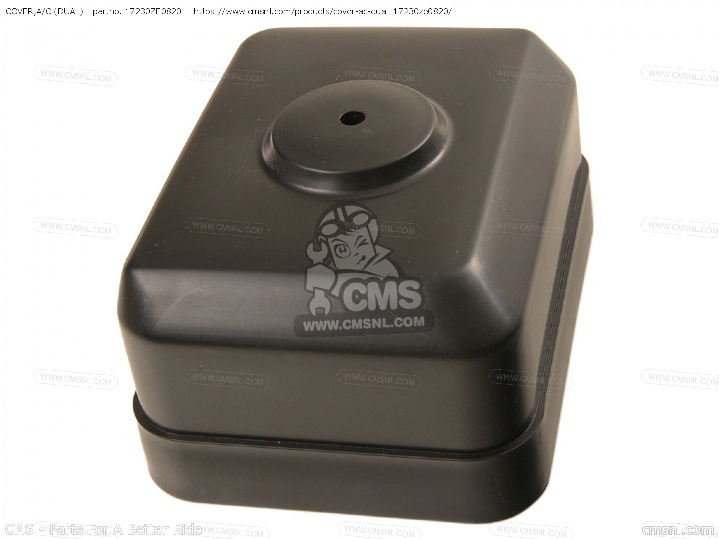 17230ZE0820: Cover,a/c (dual) Honda - buy the 17230-ZE0-820 at CMSNL