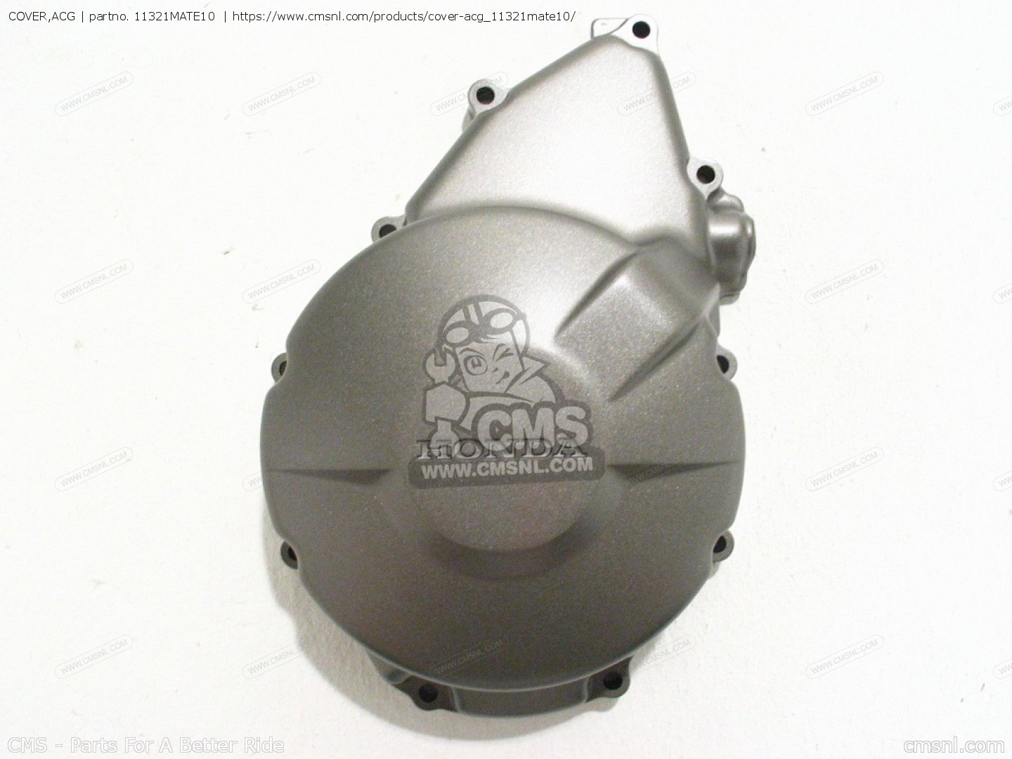11321MATE10: COVER,ACG Honda - buy the 11321-MAT-E10 at CMSNL