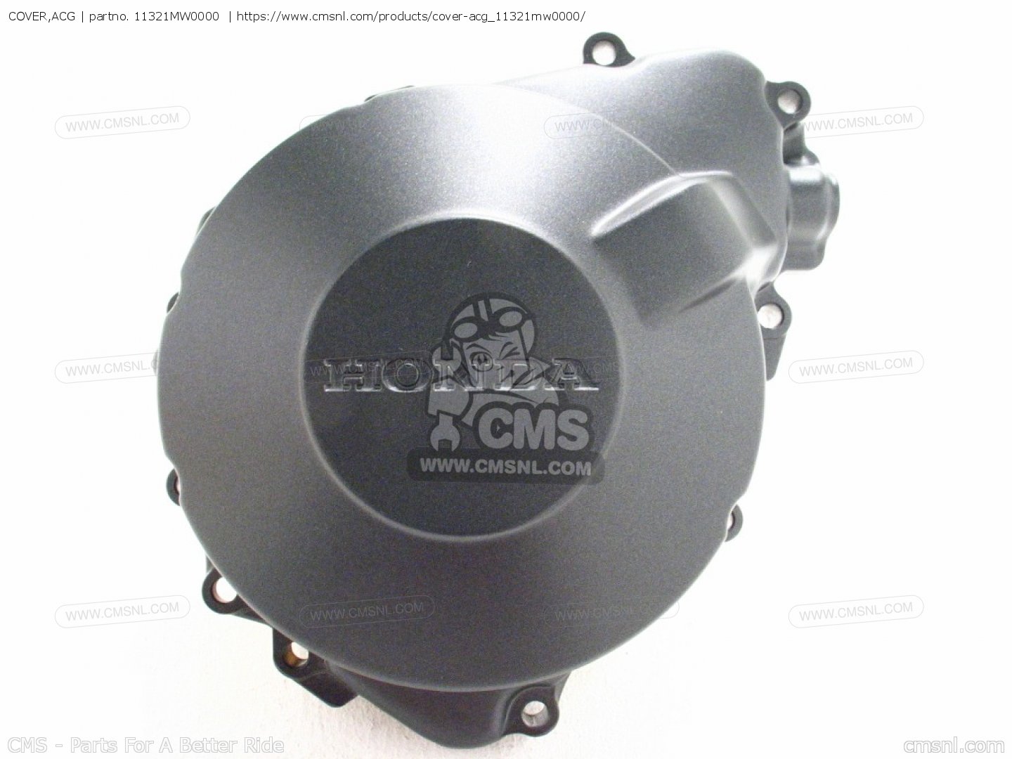 11321MW0000: COVER,ACG Honda - buy the 11321-MW0-000 at CMSNL