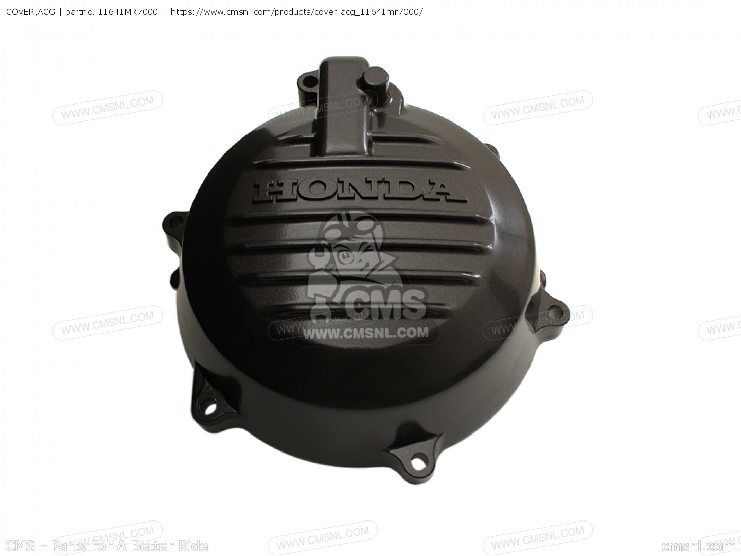 11641MR7000: COVER,ACG Honda - buy the 11641-MR7-000 at CMSNL