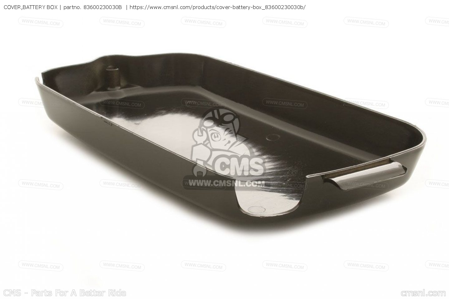 83600230030B: COVER,BATTERY BOX Honda - buy the 83600-230-030B at CMSNL