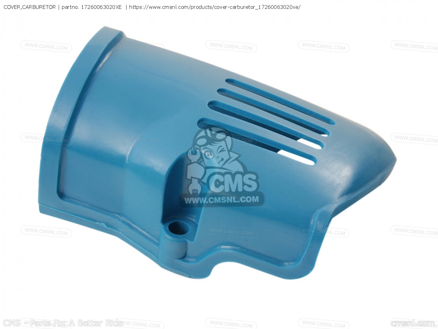 17260063020XE: COVER,CARBURETOR Honda - buy the 17260-063-020XE at CMSNL