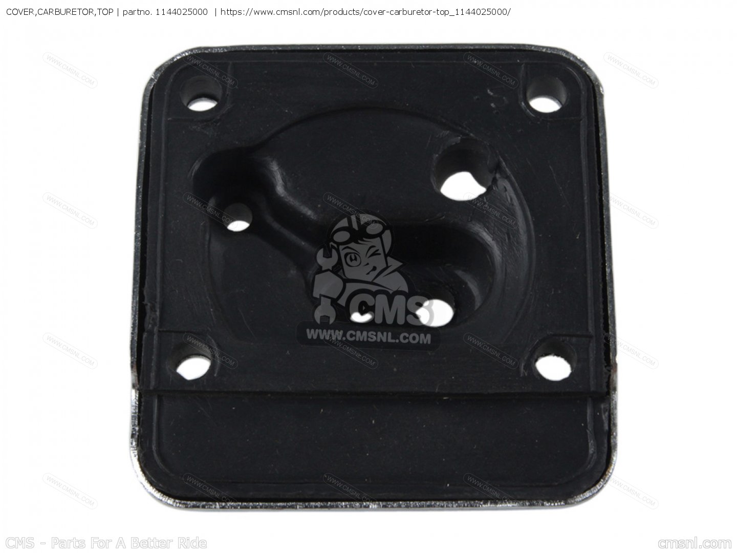 1144025000: COVER,CARBURETOR,TOP Suzuki - buy the 11440-25000 at CMSNL