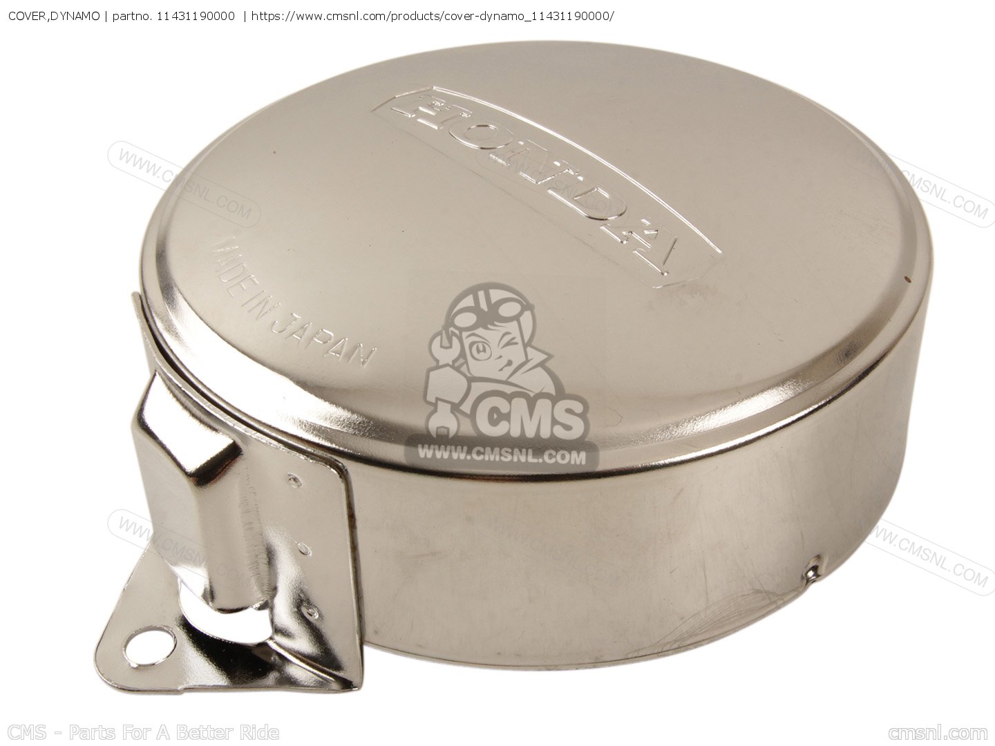 11431190000: Cover,dynamo Honda - buy the 11431-190-000 at CMSNL