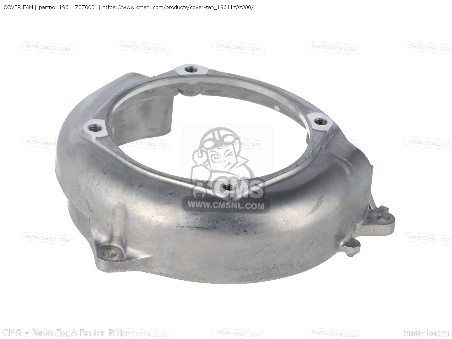 19611Z0Z000: COVER,FAN Honda - buy the 19611-Z0Z-000 at CMSNL