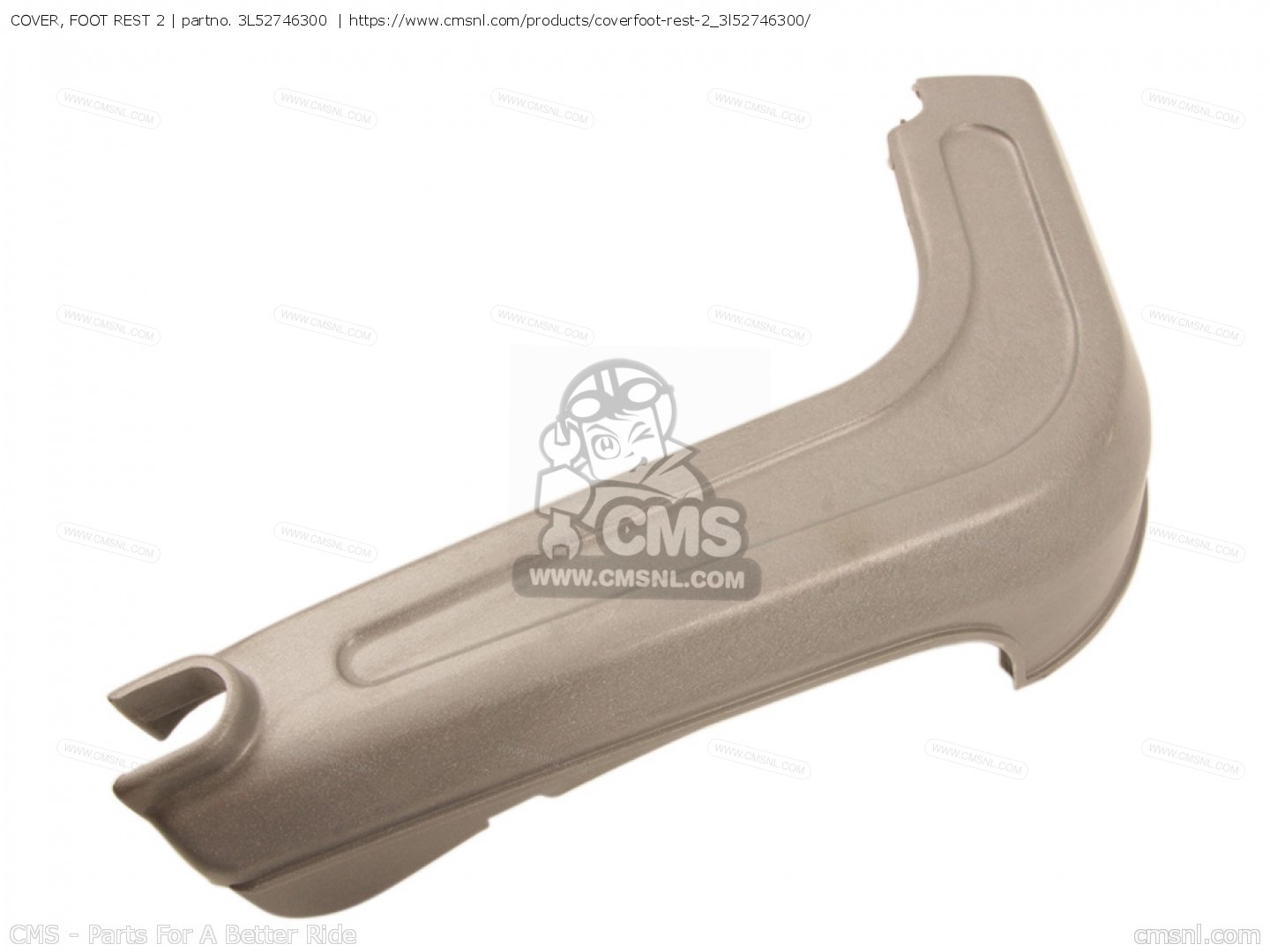 COVER, FOOT REST 2 for QT50 L 1984/1985 USA - order at CMSNL