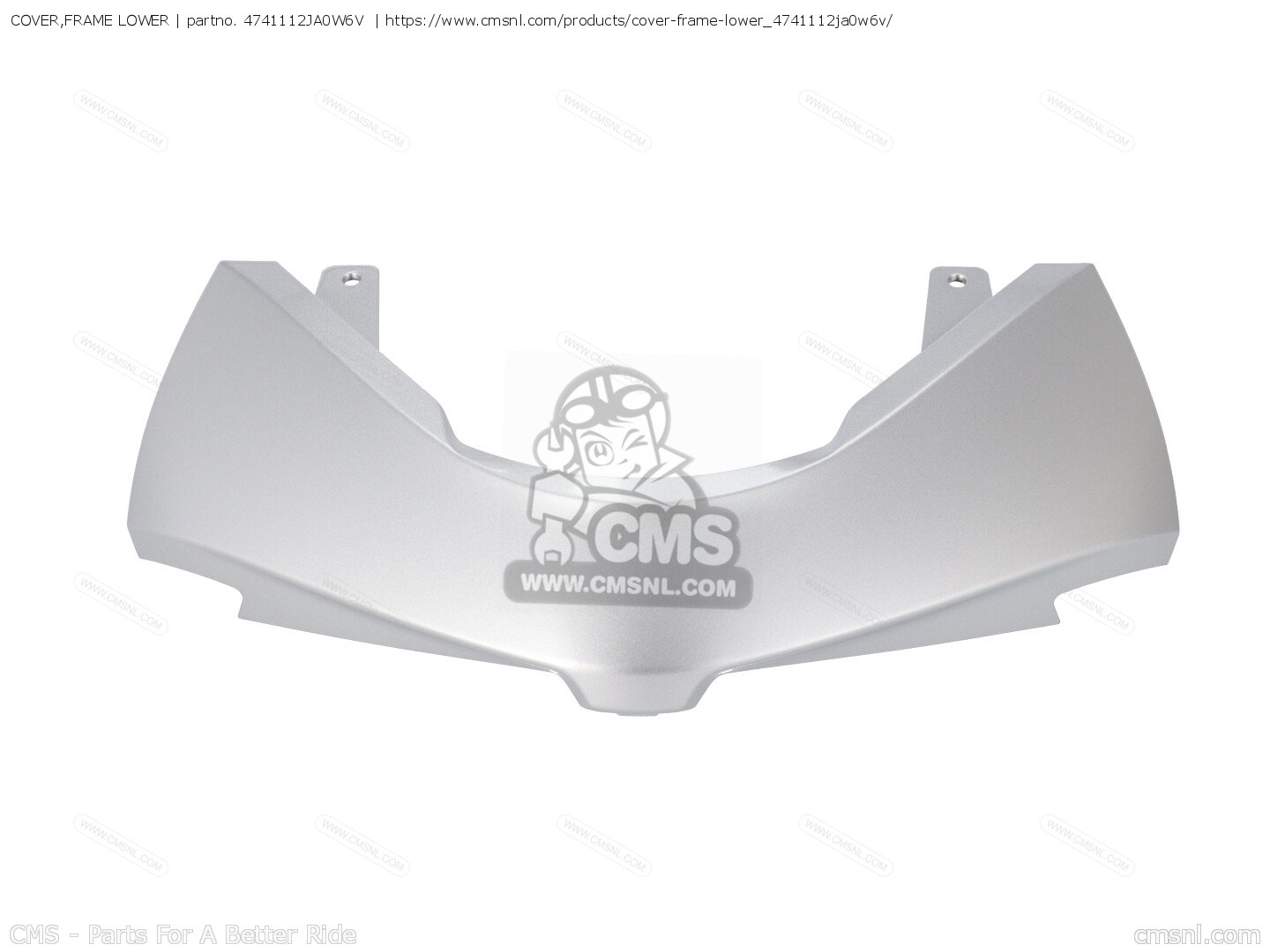 4741112JA0W6V: Cover,frame Lower Suzuki - buy the 47411-12JA0-W6V at CMSNL